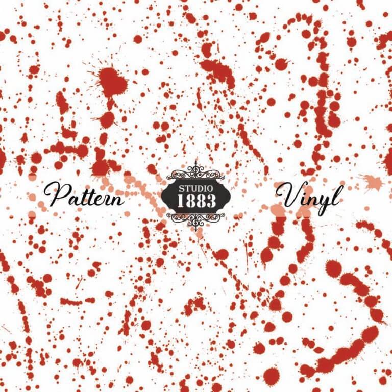 Blood Splatter-Pattern Vinyl – Studio 1883
