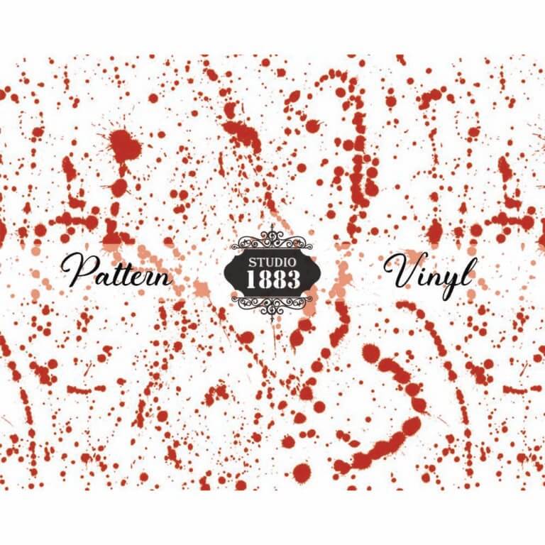 Blood Splatter-Pattern Vinyl – Studio 1883